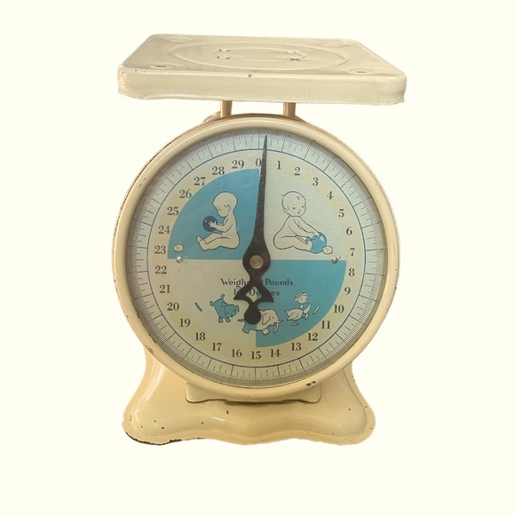 Vintage | Other | Vintagemetal Baby Scale | Poshmark